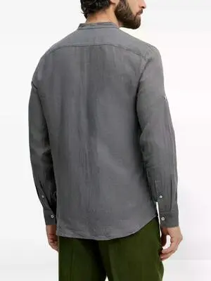 BENETTON Mandarin-collar Pocket Shirt
