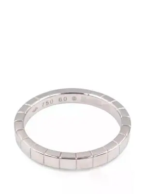 Cartier 18k White Gold Lanière Ring - Silver