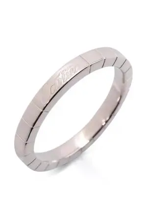 Cartier 18k White Gold Lanière Ring - Silver