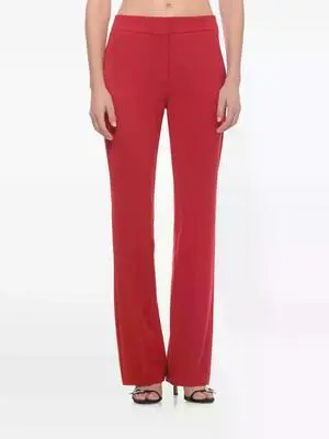 EMME Kaki Flat-front Trousers