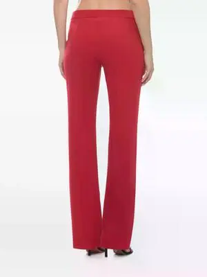 EMME Kaki Flat-front Trousers