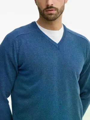 BENETTON V-neck Knitted Sweater