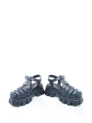 Prada Monolith Sandals - Blue