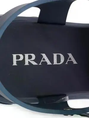 Prada Monolith Sandals - Blue