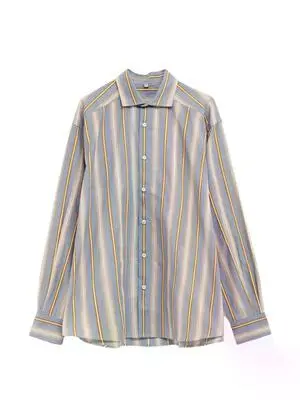 BASERANGE Claude Stripe-print Button-up Shirt