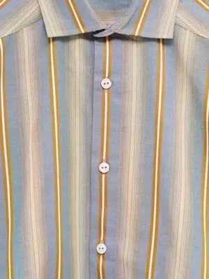 BASERANGE Claude Stripe-print Button-up Shirt