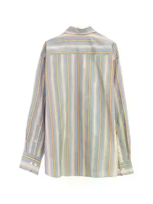 BASERANGE Claude Stripe-print Button-up Shirt