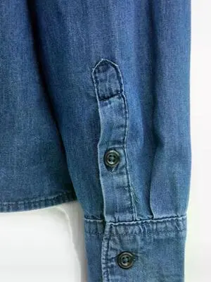 BENETTON Patch Pocket Denim Shirt