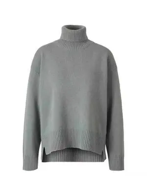 Peserico Roll Neck Sweater With Embellished Cuffs