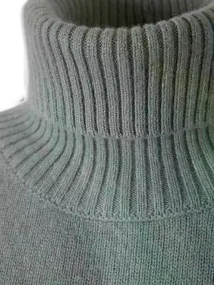 Peserico Roll Neck Sweater With Embellished Cuffs