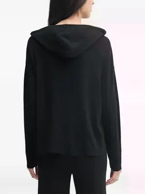 BENETTON Drawstring Hood Hoodie With Side Slits