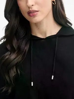 BENETTON Drawstring Hood Hoodie With Side Slits