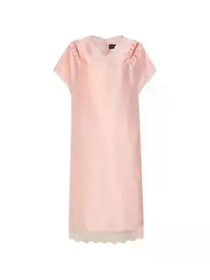 Simone Rocha Lace-trimmed Ruffled Mini Dress