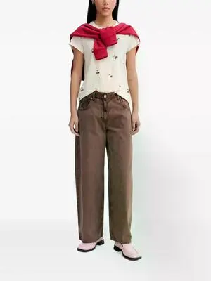 Rag & Bone Cherry Print Crewneck T-shirt