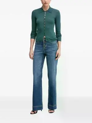 BENETTON Button-fly Wide-leg Jeans