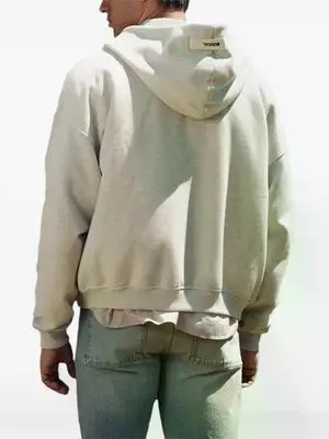 ROUGH. Embroidered Zip-up Hoodie