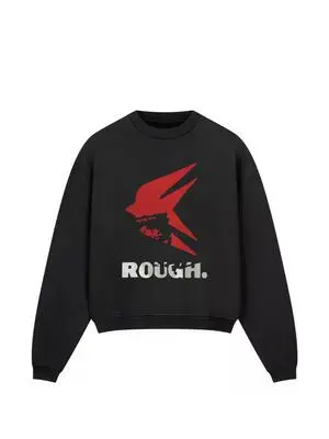 ROUGH. Graphic Print Crewneck Sweatshirt