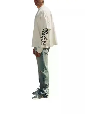 ROUGH. Long Sleeve Crewneck T-shirt