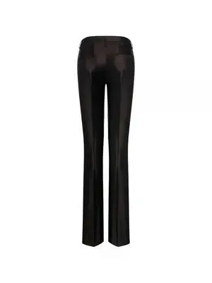DONDUP Satin-finish Flared Trousers