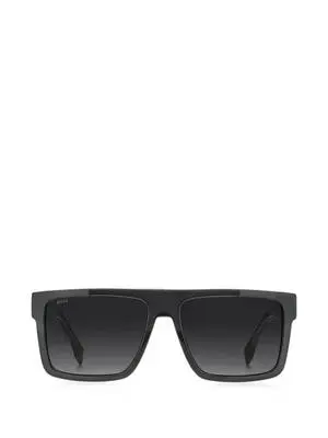 BOSS Square Frame Sunglasses - Black