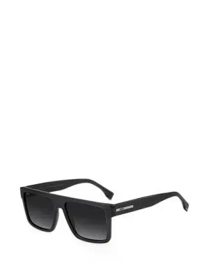 BOSS Square Frame Sunglasses - Black