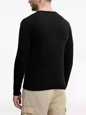 BENETTON V-neck Fine Knit Sweater