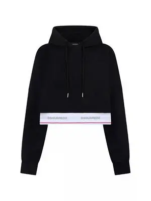 Dsquared2 Cropped Sweatshirts Hoodies For Women