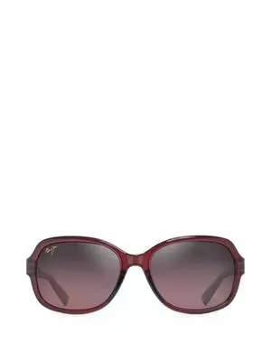 Maui Jim Hiluhilu Square Frame Sunglasses - Brown
