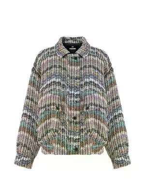 Missoni Zigzag Knit Sequin Embellished Jacket