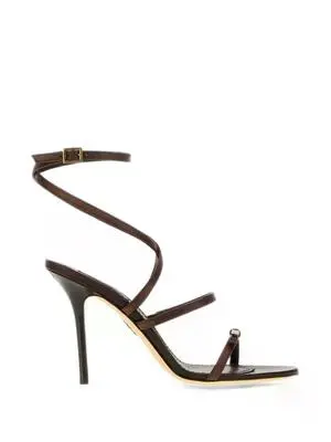 Dsquared2 Bow Detail Leather Stiletto Sandals