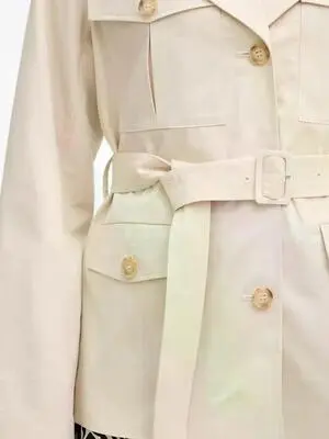 Gant Belted Four-pocket Jacket With Notch Lapels