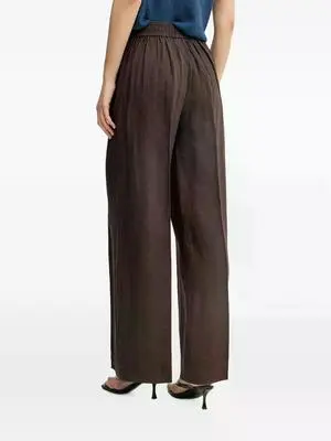 BENETTON Linen Wide-leg Trousers