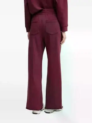 BENETTON Elasticated Raw-edge Wide Leg Track Pants