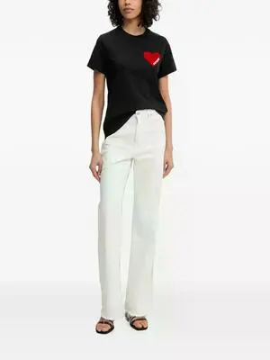 From Future Heart Patch Crewneck T-shirt