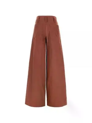 Chloé Pleated Wide-leg Trousers