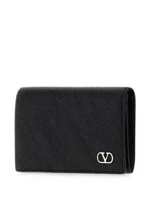 Valentino Garavani Vlogo Grain-leather Wallet