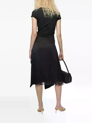 Acne Studios Bow Detail Cap Sleeve T-shirt