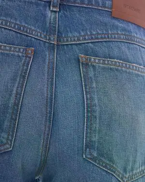 Sportmax Logo Patch Flared Leg Jeans