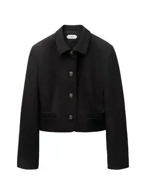 Versace Cropped Jacket With Medusa Buttons