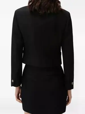 Versace Cropped Jacket With Medusa Buttons
