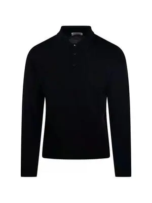 Roberto Collina Long Sleeve Polos For Men
