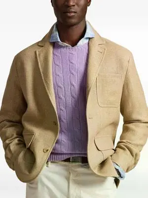 Polo Ralph Lauren Notch Lapel Textured Jacket