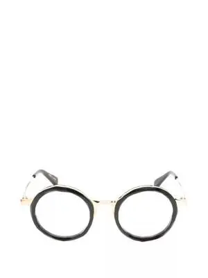 MASAHIRO MARUYAMA Round Frame Eyeglasses - Black