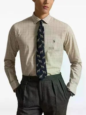 Polo Ralph Lauren Check-pattern Logo-embroidered Shirt