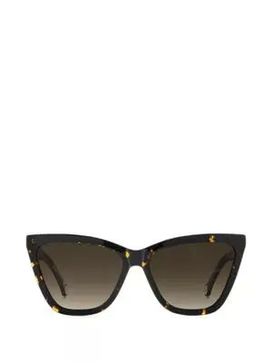 Carolina Herrera Cat Eye Frame Sunglasses - Brown