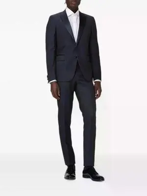 Brian Dales Peak-lapel Wool Suit