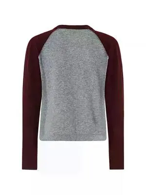 Pinko Logo Intarsia Raglan-sleeve Top