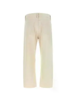 THE ROW Fortino Raw-cut Straight-leg Jeans - Neutrals