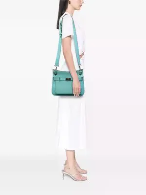 Hermès Clemence And Swift Leather Jypsiere 31 Crossbody Bag - Blue