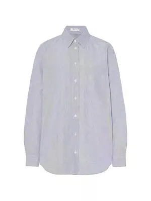 THE ROW Gavina Striped Cotton Shirt